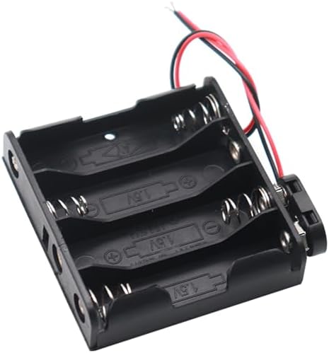Amazon.com: GSLSYZY 4 Slots Battery Holder:for 4-AA 1.5V with Standard ...
