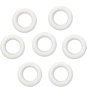 Amazon.com: Metal Eyelets Grommet Hole Ring with Washer,White,10mm 40PCS