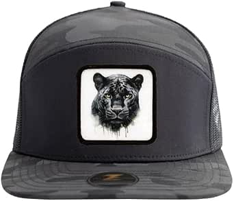 ZAPPED HEADWEAR Premium Black Panther Hat - Outdoor Mens and Womens ...