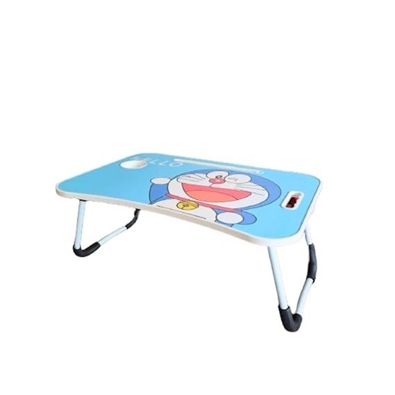 Zordik Multipurpose Foldable Laptop & Study Table with Cup Holder | Portable & Adjustable Study ...