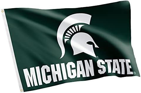Amazon.com : Desert Cactus Michigan State University Flag Spartans MSU ...