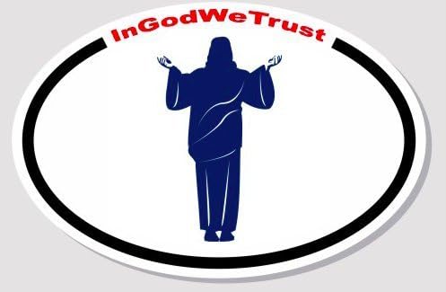 Amazon.com: Jesus Christ Bumper Sticker : Sports & Outdoors