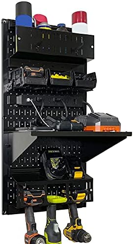 Amazon.com: Power Tool Organizer Storage Rack, Drill holder Wall Mount ...