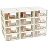 Amazon.com: ZIIYAN 12 Pack Plastic Drawer Storage Organizer, Desk Clear ...
