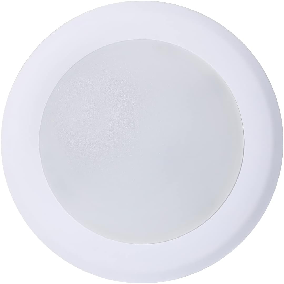TOPELER 6Inch LED Disk Light, 15W White Surface Mount Ceiling Light ...