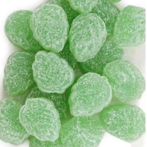 Amazon.com : SweetGlob Green Spearmint Leaves Gummy Mint Candy (2 Pound ...