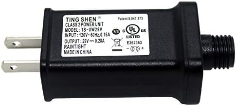 29V 8W LED Power Supply, TS-8W29V Class 2 Power Unit LED Transformer US ...