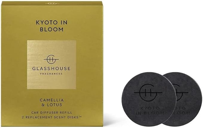 Glasshouse Fragrance Kyoto In Bloom Car Diffuser Scent Disk (Pack of 2 ...
