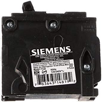 Siemens Q120 20-Amp 1 Pole 120-Volt Circuit Breaker by Siemens, Plug ...