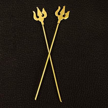 Soolam Amman Trishul Kali Soolam (2 Pcs) : Amazon.in: Home & Kitchen