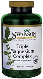 Amazon.com: Triple Magnesium Complex 400 mg 300 Caps 2 Bottles : Health ...