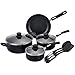 Amazon.com: Hamilton Beach Aluminum Covered Cookware Set, Nonstick ...