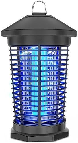 Amazon.com : AMUFER Bug Zapper for Outdoor & Indoor, 1/2 Acre Coverage ...