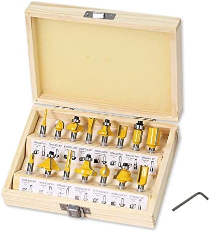 Trend 12 Piece Router Cutter Starter Set, 1/4 Inch Shank, Tungsten ...