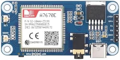 Amazon.com: SIM7600G-H 4G HAT Module for Raspberry Pi and PC,Support ...
