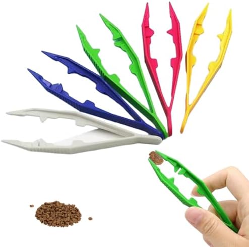 Kids Tweezers for Children - 10 Pcs Colorful Plastic Tweezers for Fine ...