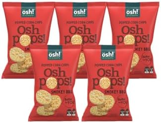 Amazon.com: osh! Oh So Healthy, Baked Popped Corn Snacks, Chips, Smokey ...