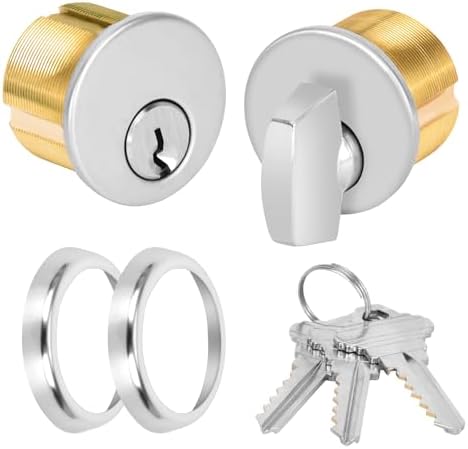 Reetometal Commercial Storefront Door 1" Brass Mortise Lock Cylinder ...