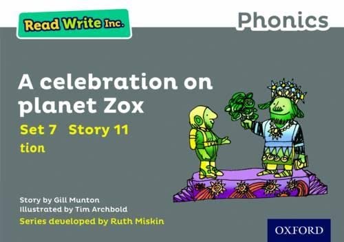 Amazon | Read Write Inc. Phonics: A Celebration on Planet Zox (Grey Set ...