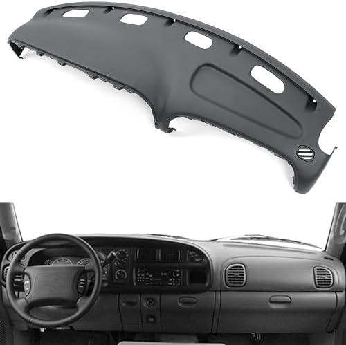 2003 Dodge Ram 1500 Dash Cover + Dash Cover Cap For 2002-2005 Dodge Ram 1500, 2500, 3500 Trucks ...