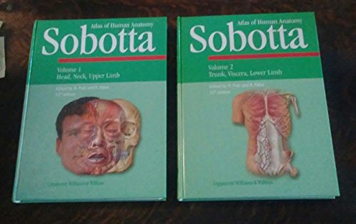 Atlas of Human Anatomy Sobotta (2 Volumes) Vol. 1: Head, Neck, Upper ...
