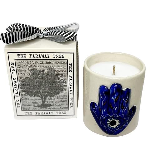 THE FARAWAY TREE Scented Hamsa Candle - Orange Vanilla : Amazon.in ...