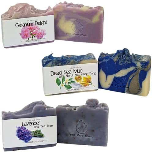 Handmade Natural Soap Bar Set | UK Artisan Cold Processed Vegan Soaps ...