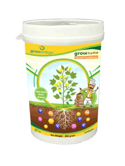 Groiigo Grow Hume Humic based Foliar Biostimulant 250 Gram | Fertilizer ...