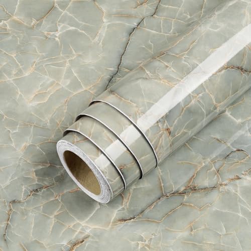 Stickyart 36"x160" Marble Peel and Stick Countertop Contact Paper ...