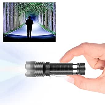 PROTON MIni Tactical Flashlight High Lumen, XHP50 LED Mini Portable ...