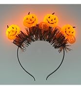 Amazon.com : JEAIRTS Light Up Headband LED Crown Hair Hoop Glowing ...