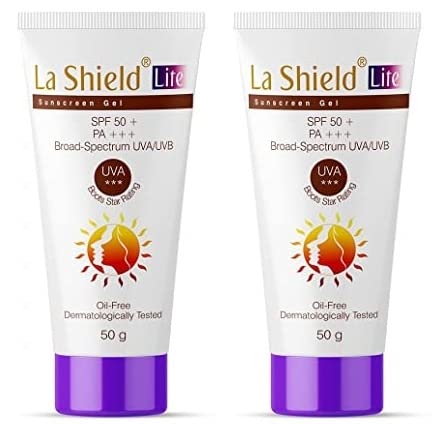 Buy La Shield Lite SPF 50 PA+++ Mineral Sunscreen Gel | Skin ...