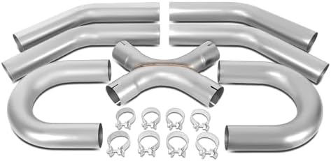 Exhaust Pipe Krator 2.25" Mild Steel DIY Custom Mandrel Straight & Bend ...