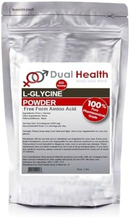 Amazon.com: Glycine Powder (2 lbs) Pure Free Form Glycine Bulk ...