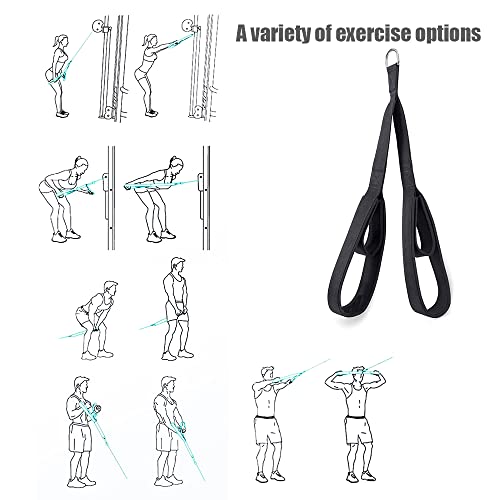 wocpvm Tricep Rope Cable Attachment, Triceps Extension Straps Extra ...