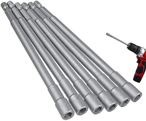 Amazon.com: Bestgle 6Pcs Magnetic Power Impact Nut Driver Set,150mm 1/4 ...