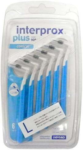 Amazon.com: Interprox Plus Interdental Brush 6 Count (L (Blue ...