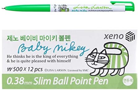Amazon.com : Xeno 0.38mm Slim Ballpoint Pen Shinzi Monpeluche to Baby ...