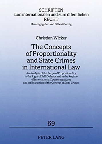 Buy The Concepts of Proportionality and State Crimes in International ...