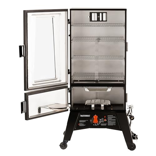 Masterbuilt® 40-inch ThermoTemp Propane Gas Vertical BBQ Smoker with ...