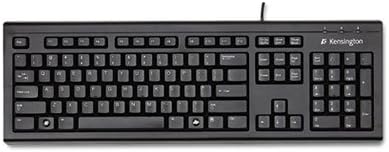 Amazon.com: Keyboard for Life Slim Spill-Safe Keyboard, 104 Keys, Black ...