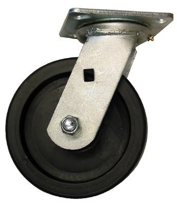 EZ ROLL EZ-0420-PO-S 5" Diameter Swivel Caster Polyolefin Wheel, 4"x2 ...