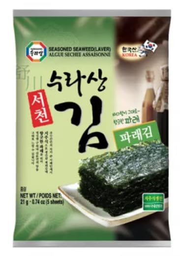 Amazon.com: 21 SURASANG Seasoned Green Seaweed, A Culinary Symphony – 2 ...