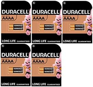 10 x Long Lasting AAAA Batteries (5 x Packs of 2) 1.5V Alkaline MX2500 ...