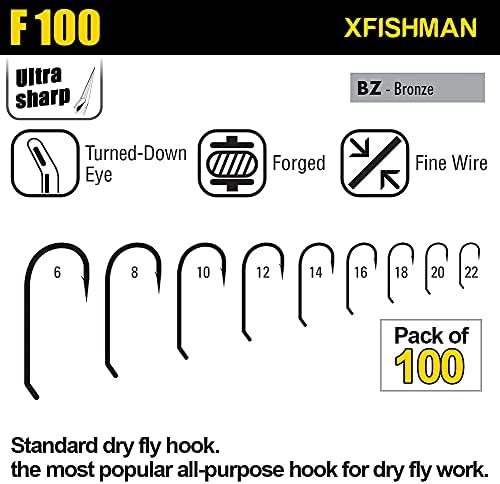 Fly-Hooks-for-Fly-Tying-Dry-Wet-Nymph-Flies Curved Czech Scud Fly-Fishing-Hooks 8# ~22 ...