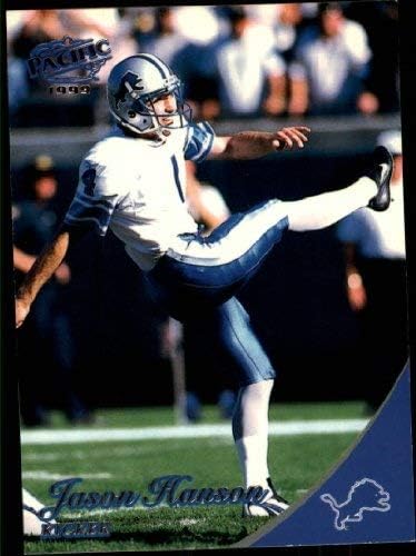 Amazon.com: 1999 Pacific #138 Jason Hanson NFL Football Trading Card ...