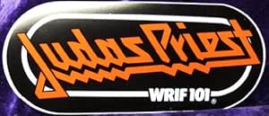 Amazon.com - WRIF Radio, Judas Priest Bumper Sticker red on Black