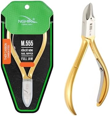 Amazon.com: NGHIA Gold Nail Nipper - M-555 (Hard Steel): Precision 16 ...