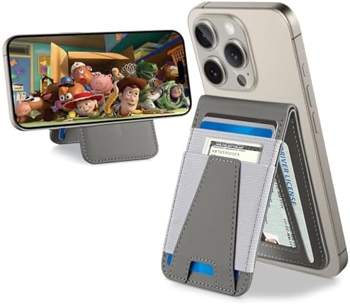 Amazon.com: TopMade for MagSafe Wallet Stand, for iPhone with ID Window ...