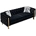 Amazon.com: Dolonm Modern Velvet Sofa for Living Room, 84 Inches Long ...